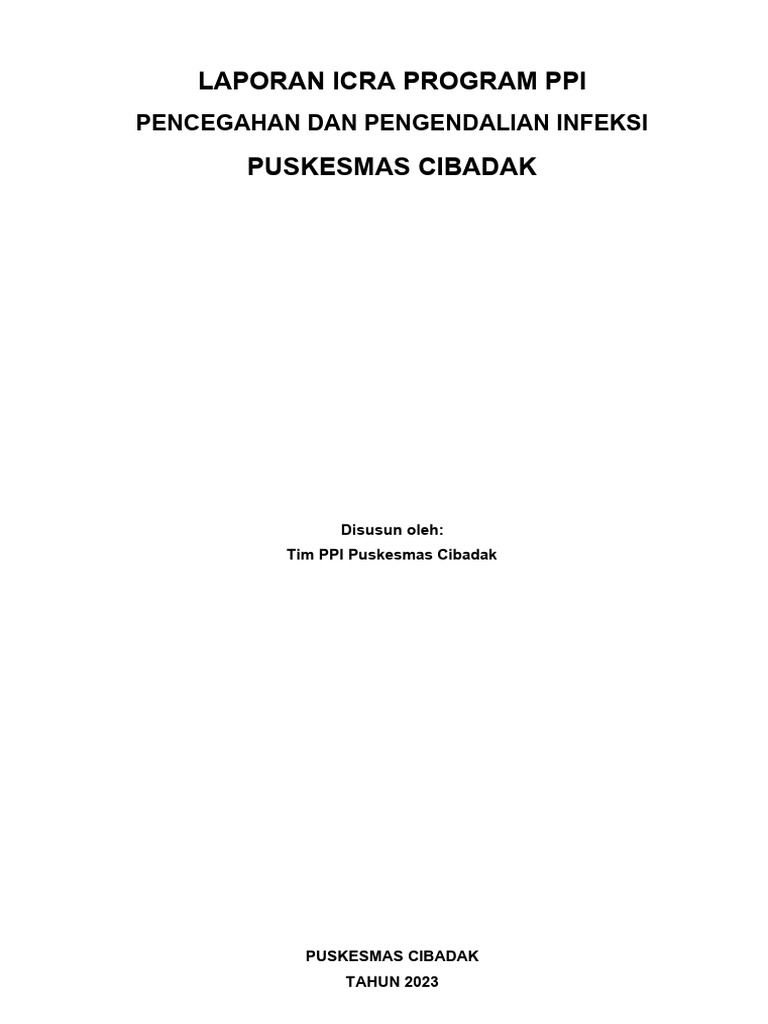 Laporan ICRA Program PPI | PDF