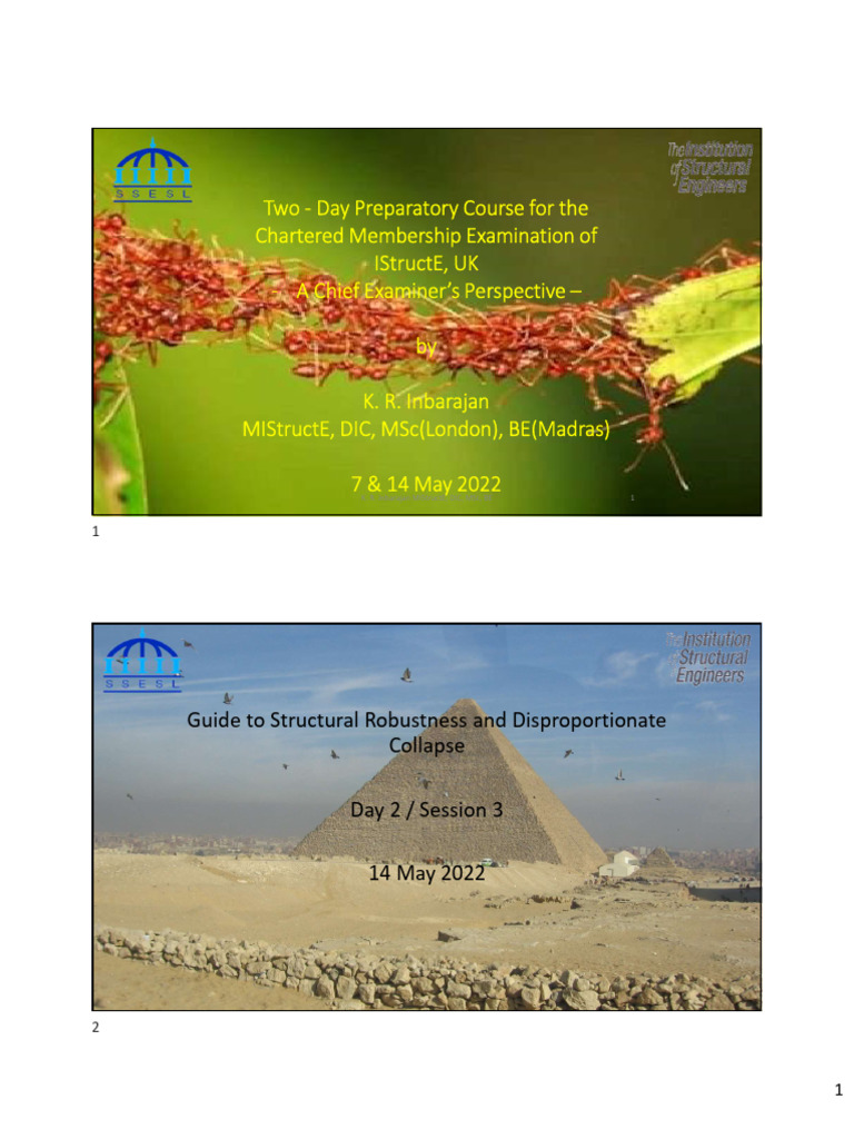 D2S3 - Guide To Robustness and Disproportionate Collapse | PDF | Civil ...