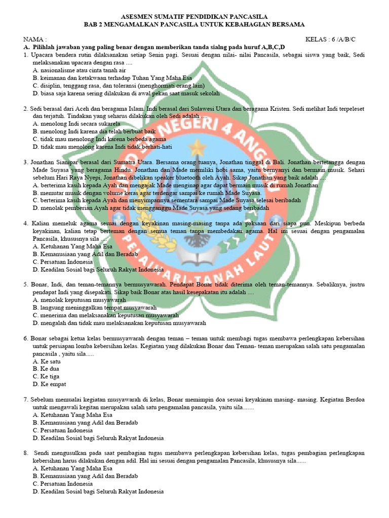 Asesmen Akhir Bab 2 PP | PDF | Kesehatan Holistik