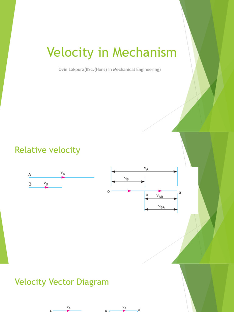Relative Velocity Method | PDF