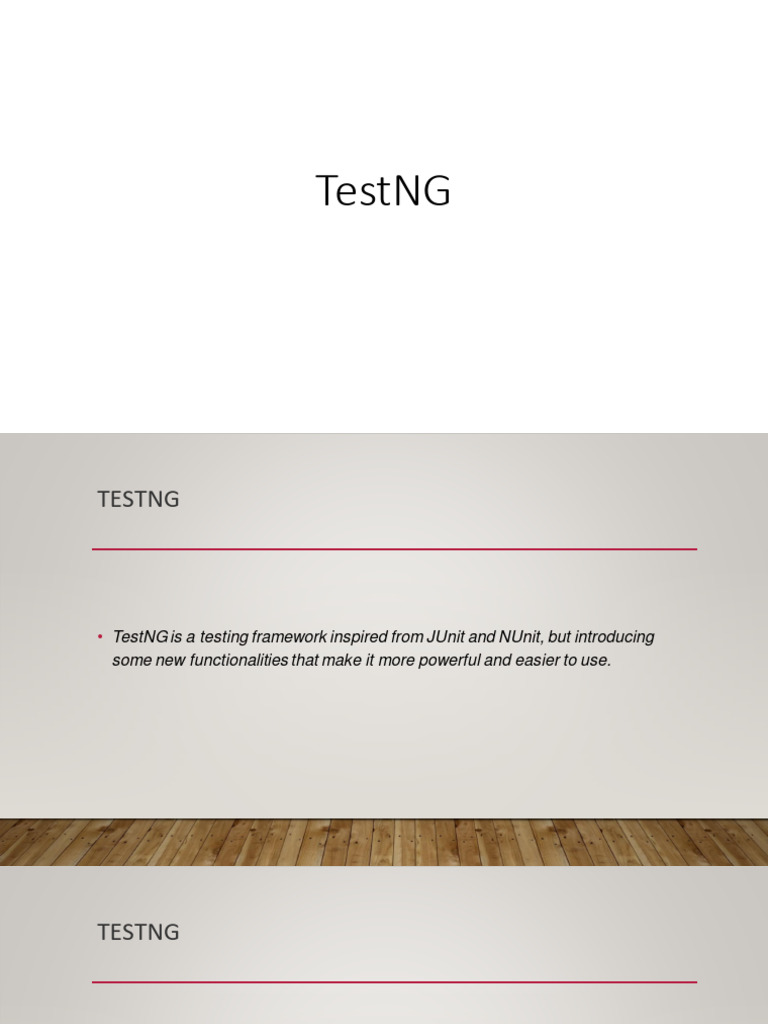 Test NG | PDF | Software Testing | Systems Engineering