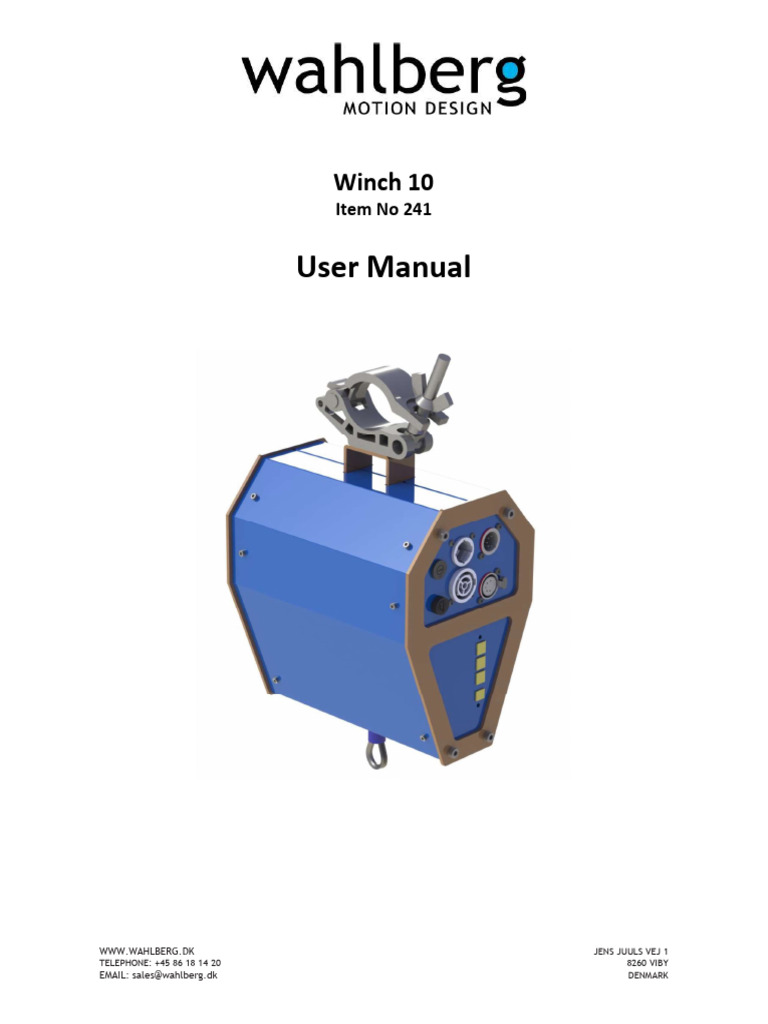 Manual Winch10 | PDF | Electrical Connector | Mains Electricity