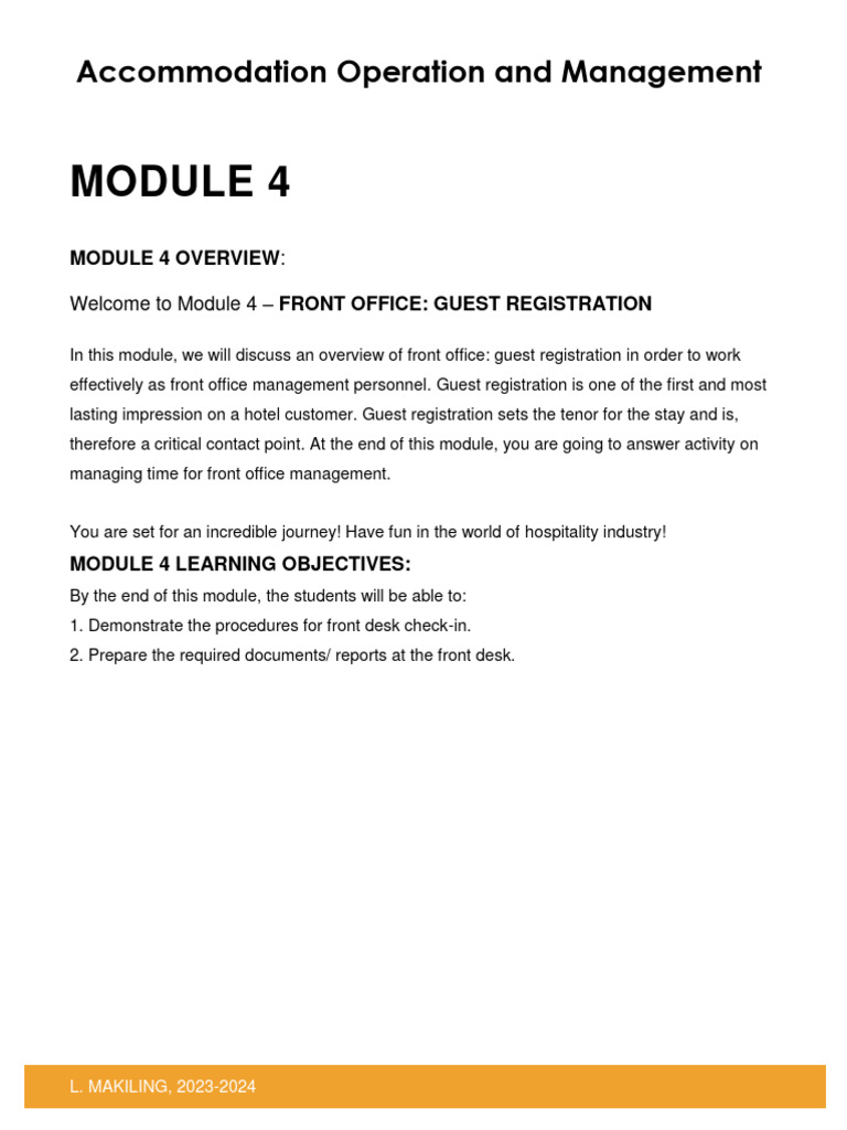 Module 4 | PDF