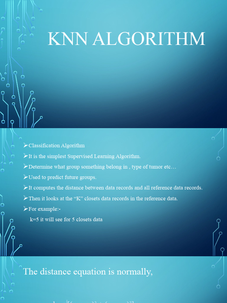 KNN Algorithm | Download Free PDF | Cognitive Science | Theoretical Computer Science