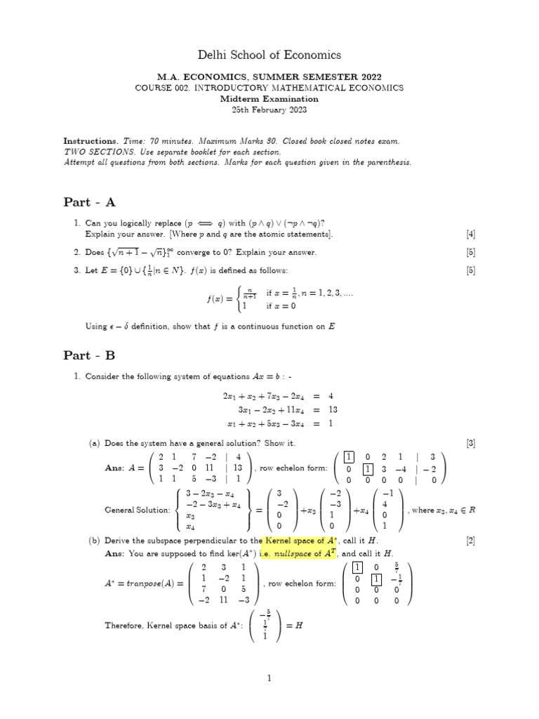 Answer Key | PDF | Mathematical Objects | Applied Mathematics