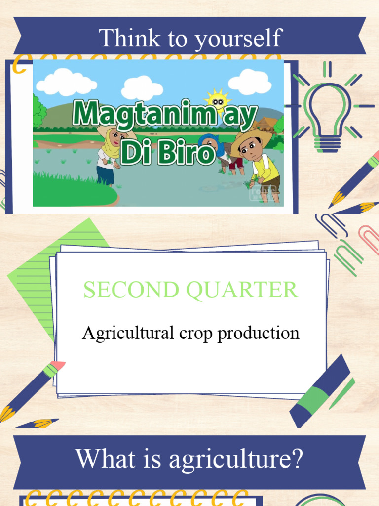 Agricultural Crop Production | PDF