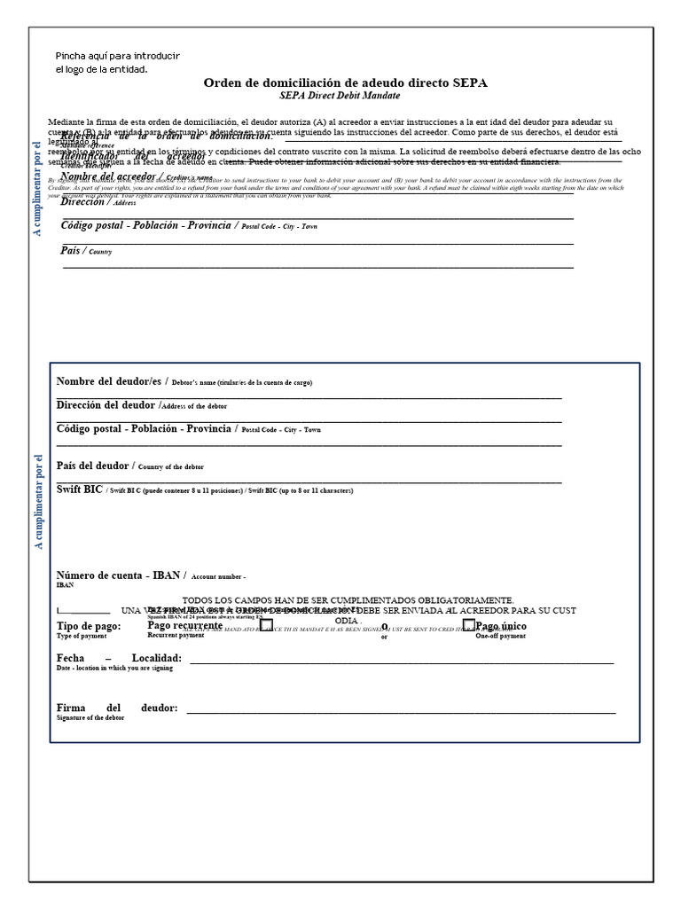 modelo-mandato-sepa-rellenable | PDF