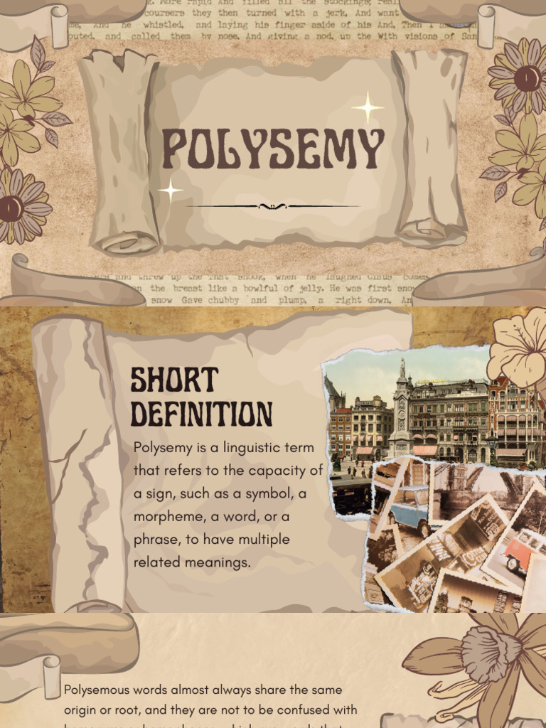 Polysemy | PDF