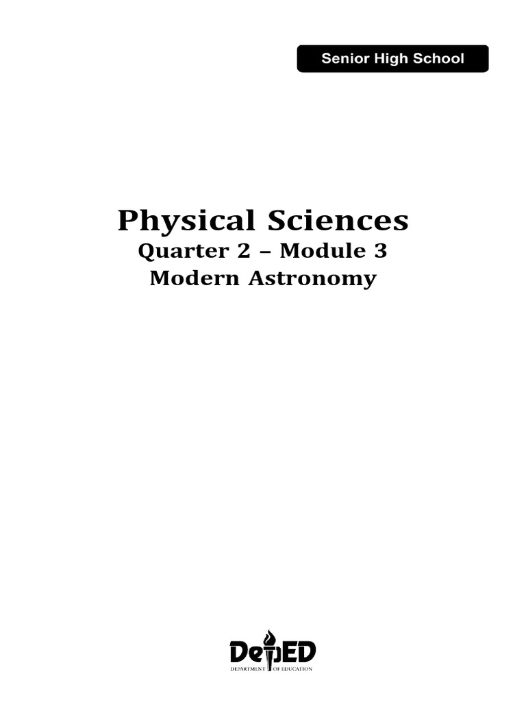 Physical Science Module 3 Edited 1 | PDF | Tycho Brahe | Johannes Kepler