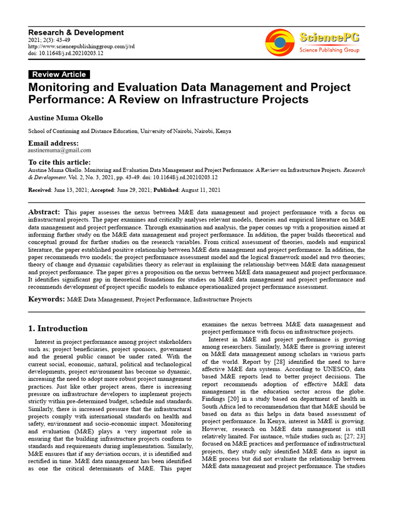 Article 3 | PDF | Conceptual Model | Project Management