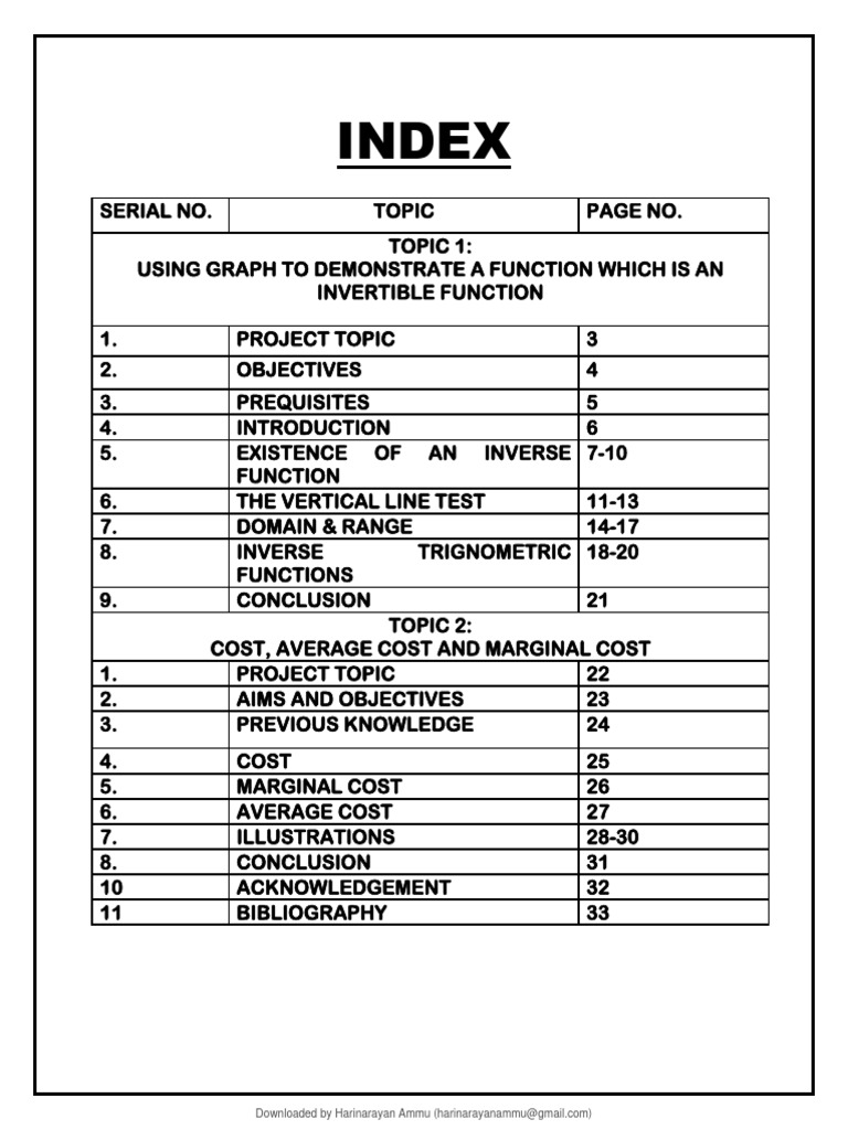 Class 12 Maths Project - Helpful | PDF | Function (Mathematics ...