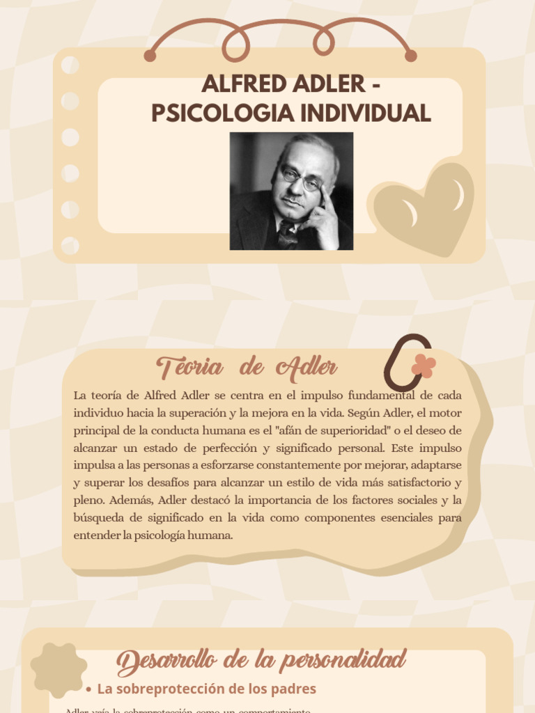 Alfred Adler - Psicologia Individual | PDF | Sicología | Comportamiento