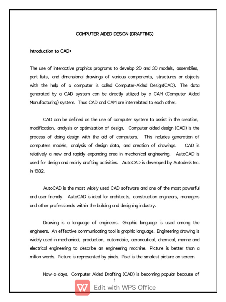 Cad-Cam Lab Manual 2022-23manual | PDF | Computer Aided Design | Finite ...