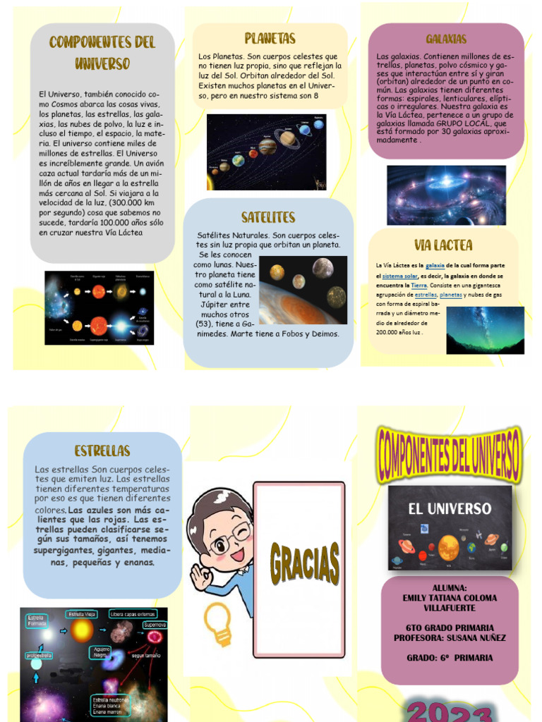 Componentes Del Universo | PDF | Universo | Galaxia