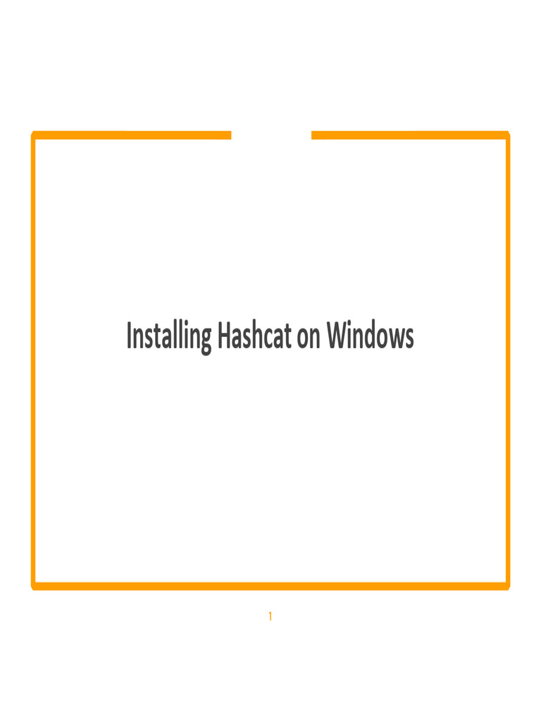Mycoursefree - Click - 002 Installing-Hashcat-on-Windows | PDF | Games & Activities | Computers