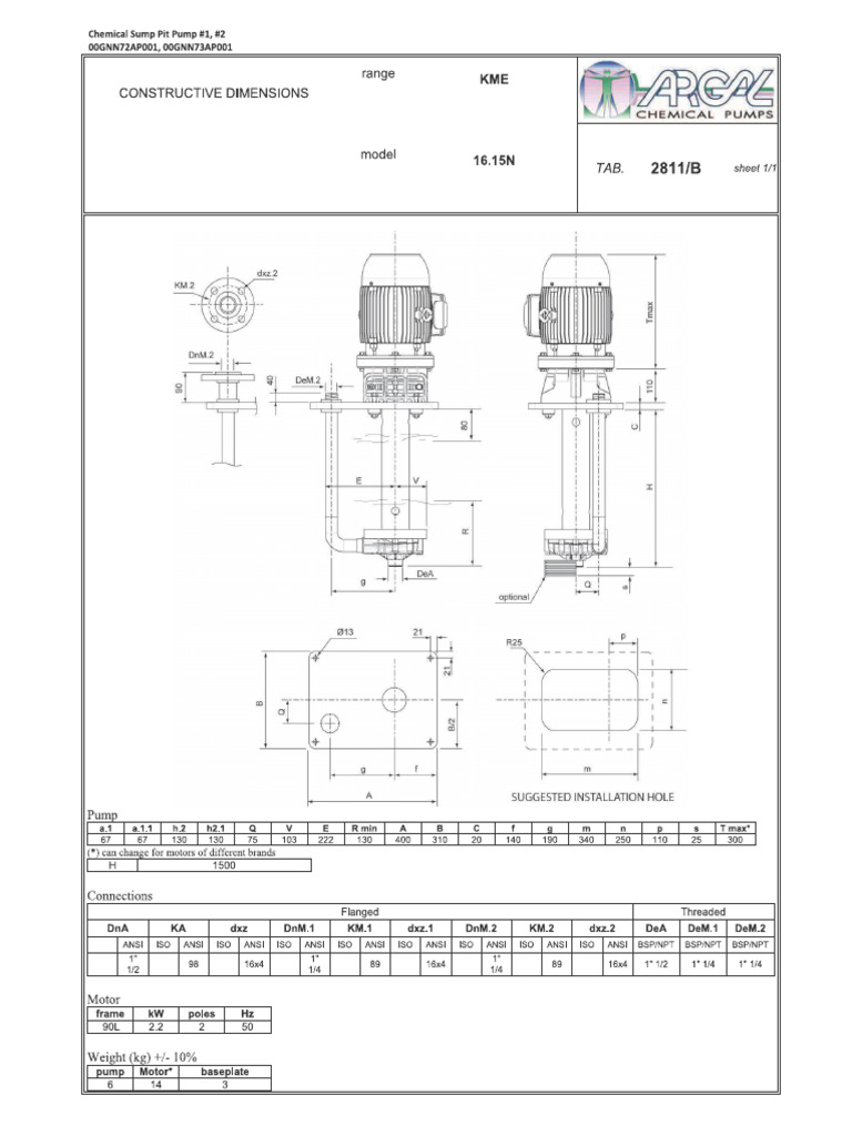 Chemical Pit Pump | PDF