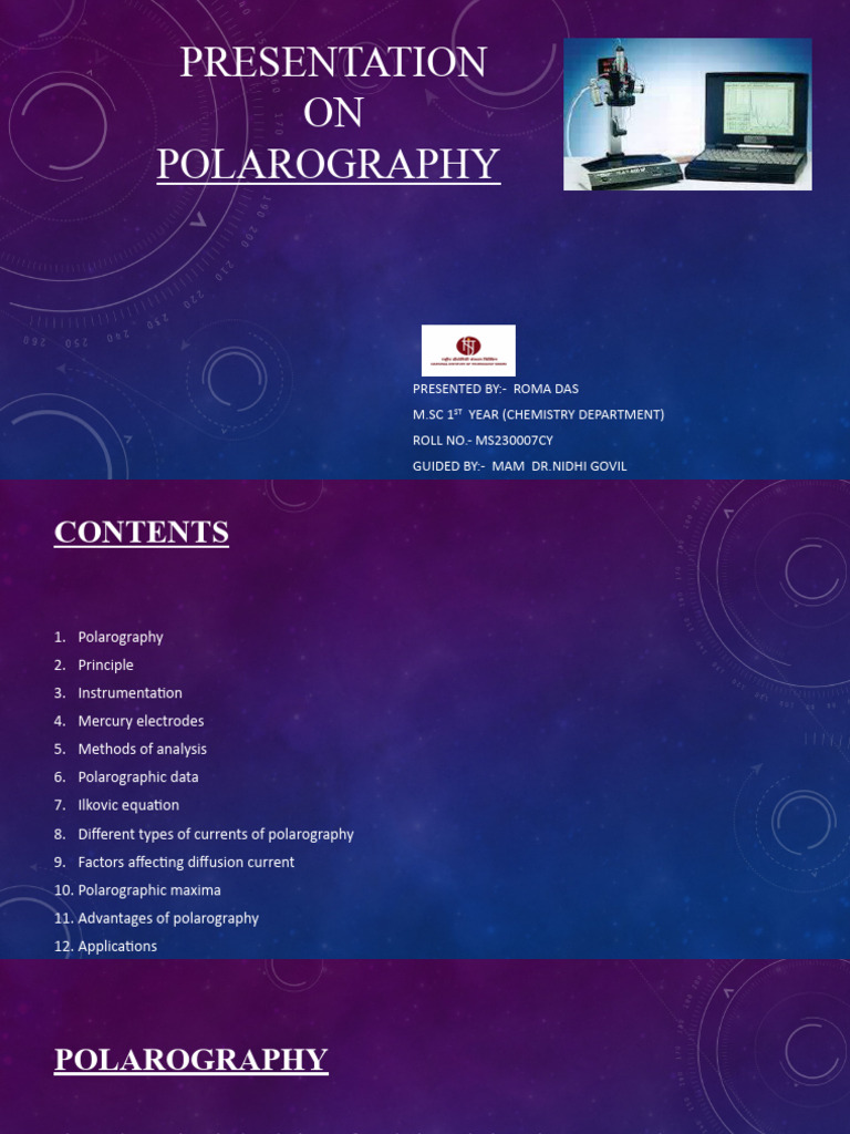 Analytical Presentation^ | PDF | Chemistry | Physical Sciences