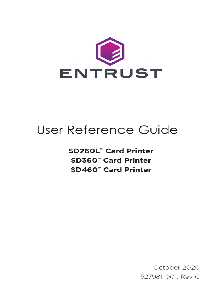 User Reference Guide SD260 - SD360 - SD460 | PDF | Printer (Computing ...