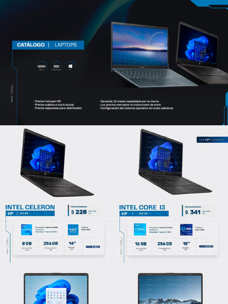 Catalogo Laptops DST CEMCO 0711JKA | PDF