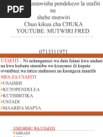 Ngoswe Penzi Kitovu Cha Uzembe | PDF