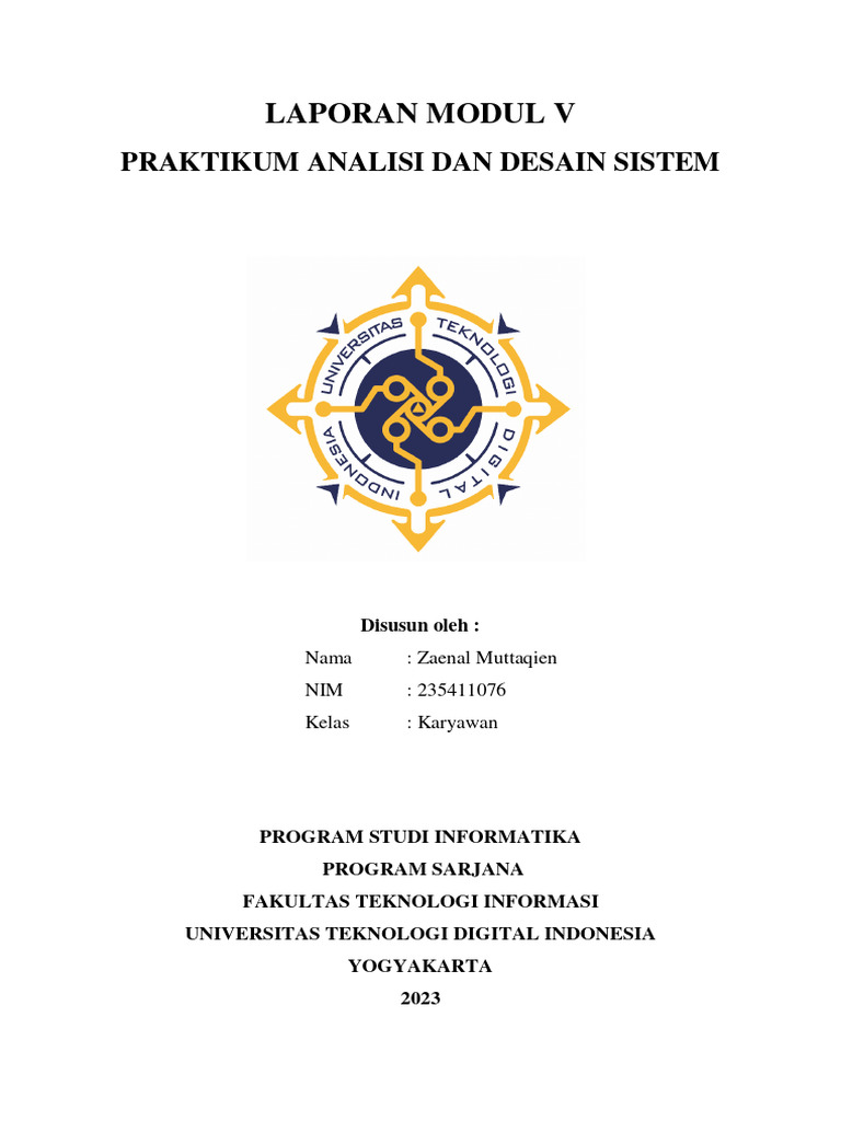 Zaenal Muttaqien - Laporan Modul 5 - Prak Ads - k1 | PDF