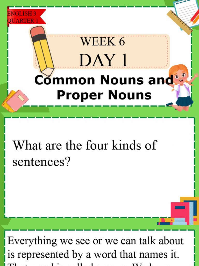 Week 6-Day-1 - October 1 English | PDF | Noun | Linguistics