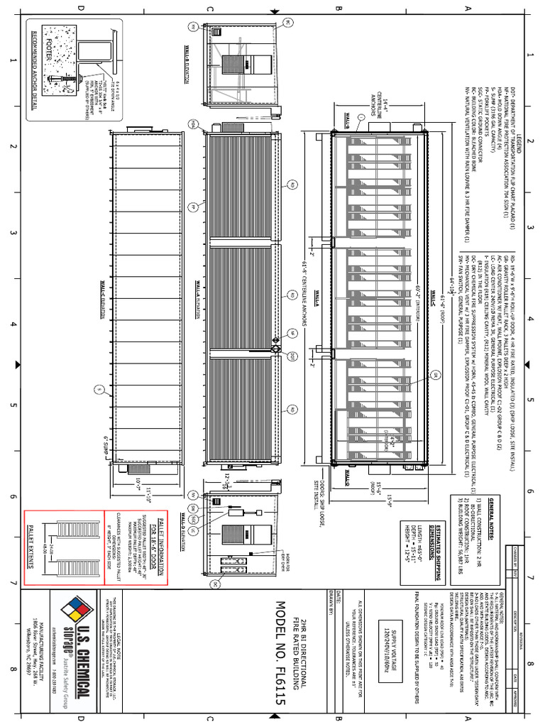 2hr Bi Directional Fire Rated Building - FL6115 | PDF