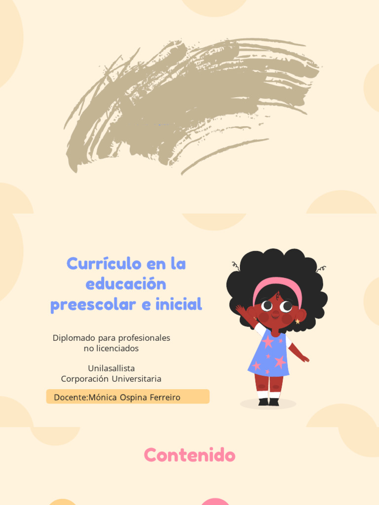 Currículo Preescolar y Educación Inicial | PDF | Educación de la ...