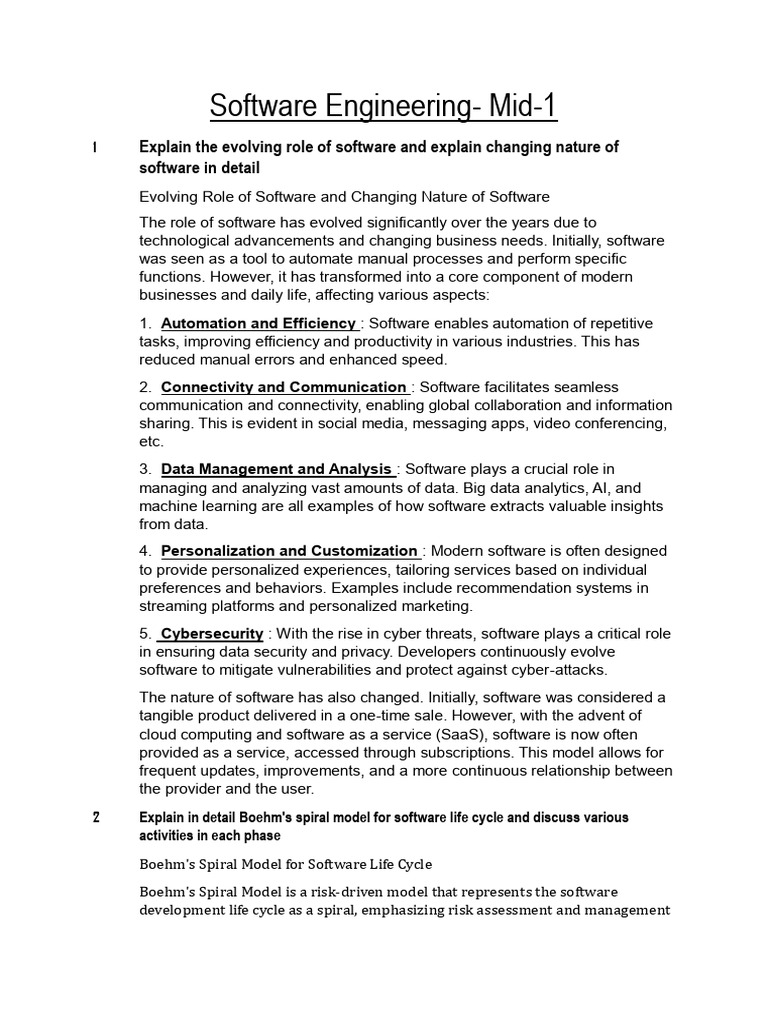 Software Engineering | PDF | Software Development Process | Modular Programming