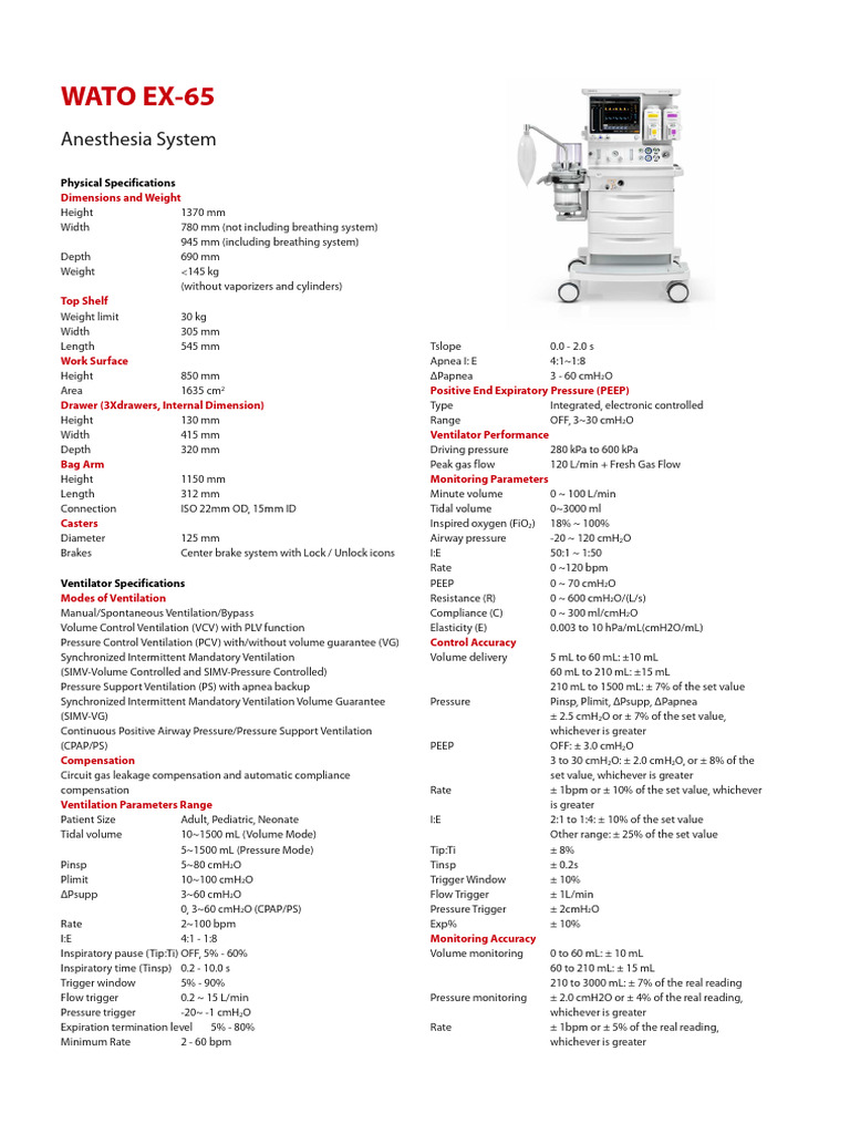 Ficha Técnica Wato 65new | PDF