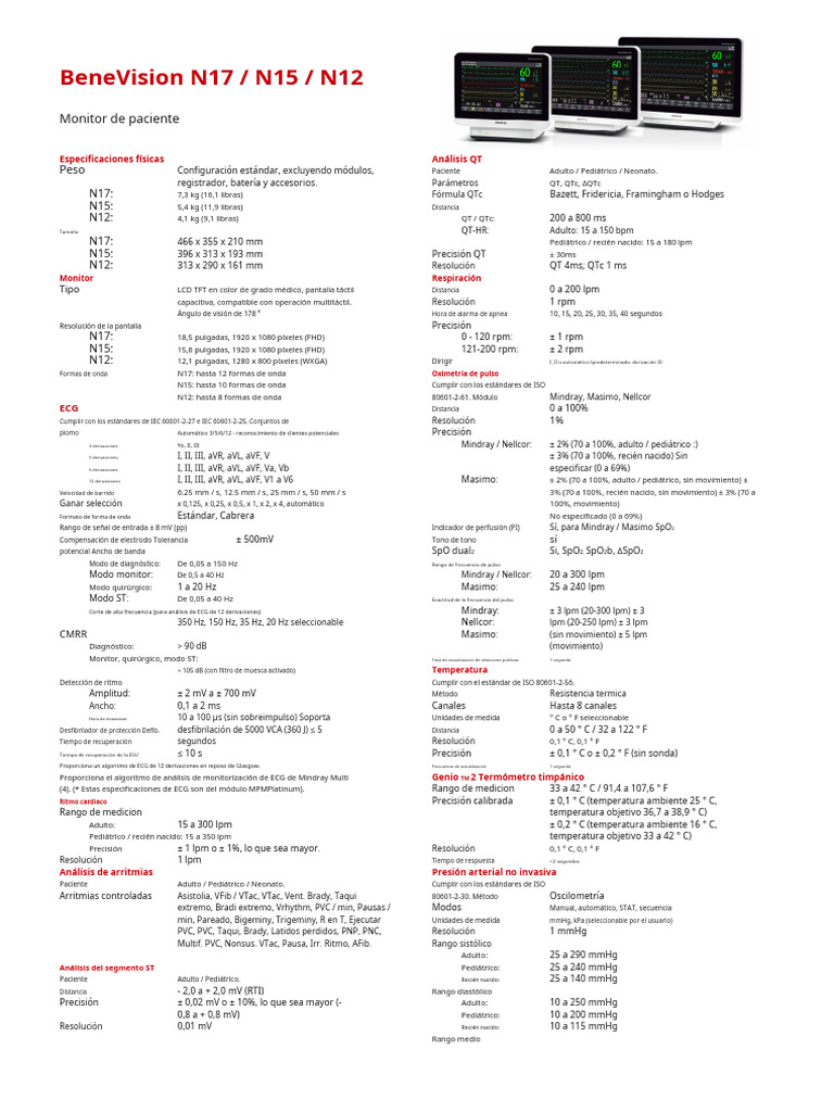 Ficha Técnica N15 | PDF | Ieee 802.11 | Electrocardiografia