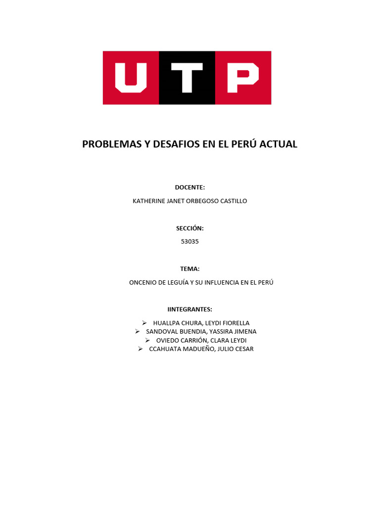 PA2 Problemas y Desafios Tarea | PDF | Perú | Los Estados Unidos