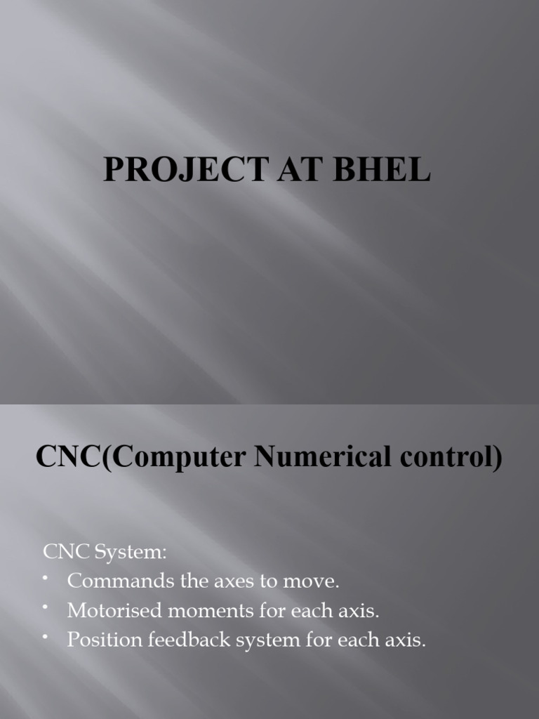 Project at BHEL | PDF