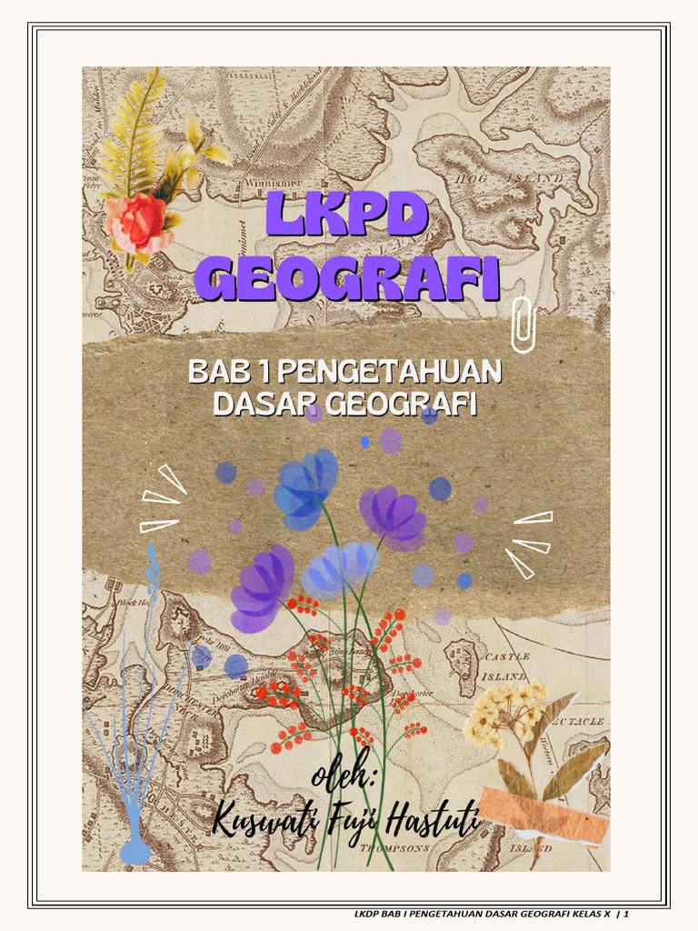 LKPD Pengetahuan Dasar Geografi | PDF | Sains & Matematika