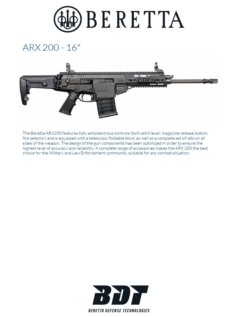 387409888-Arx200-16 BDT en | PDF