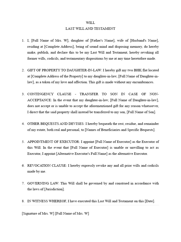 Will & Deed | PDF | Will And Testament | Environmental Law