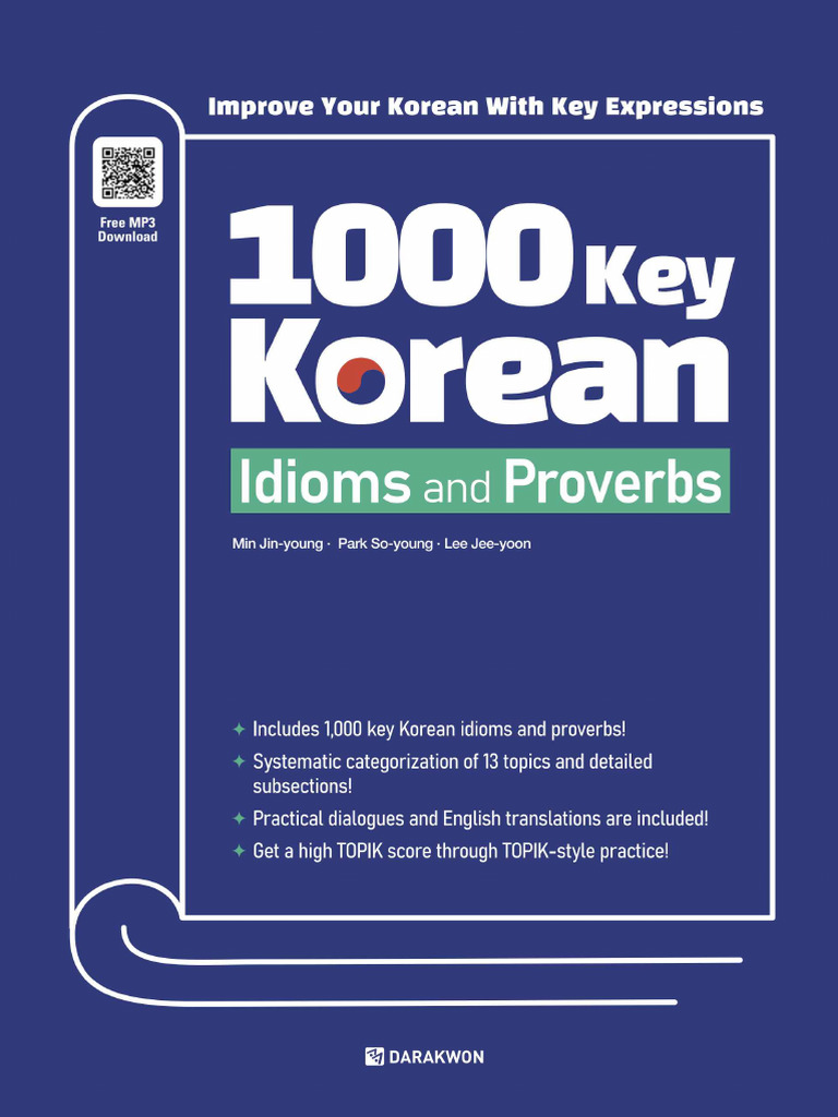 1000 Key Korean Idioms and Proverbs | PDF