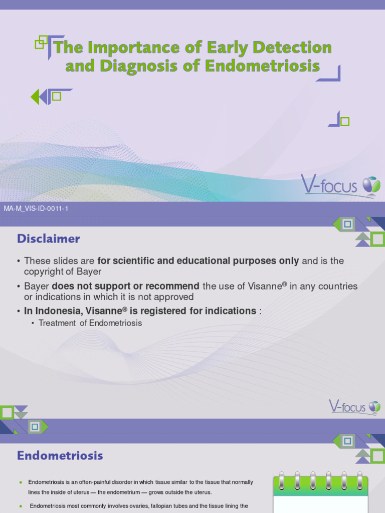 The Importance of Early Detection and Diagnosis of Endometriosis | PDF | Health Sciences ...