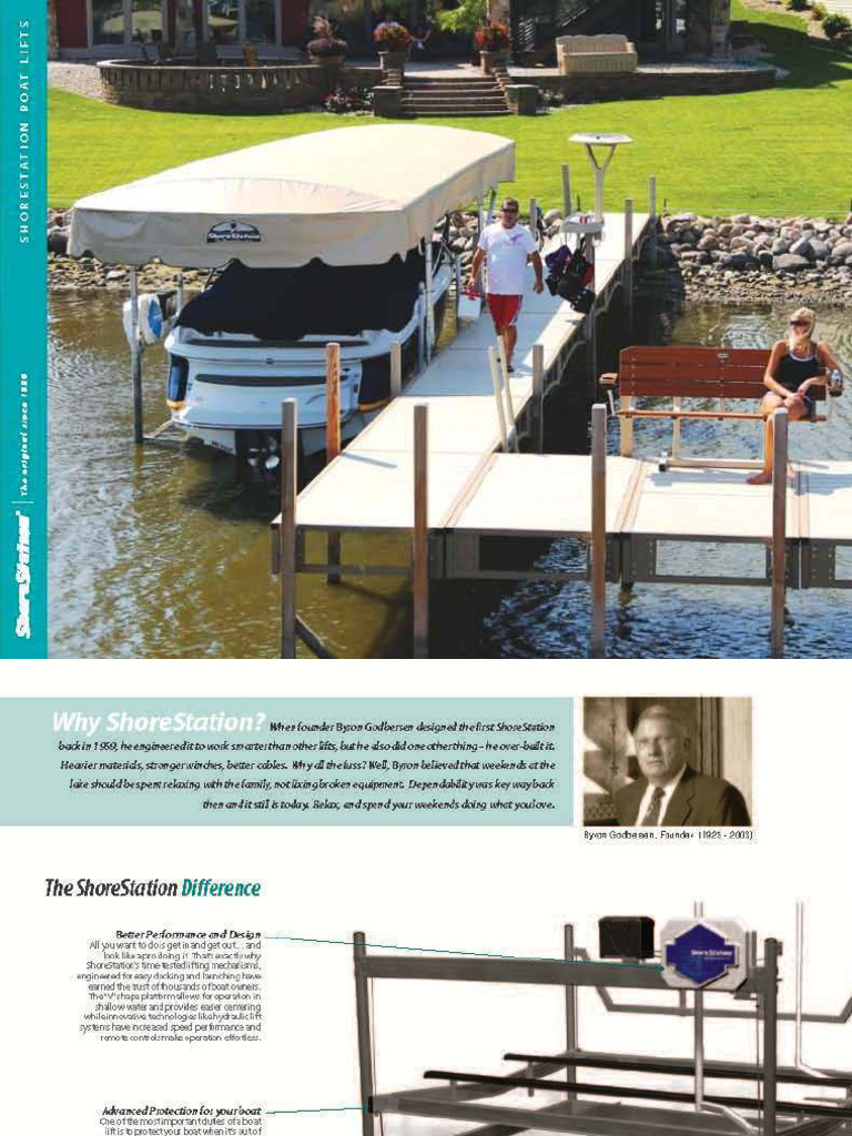 Shorestation Boat Lift Brochure | PDF