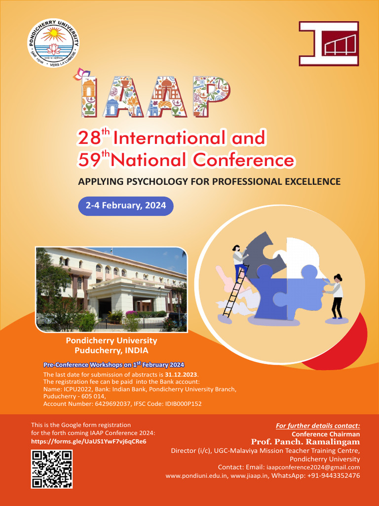 IAAP Brochure 2024 Final | PDF | Psychology | Mental Health