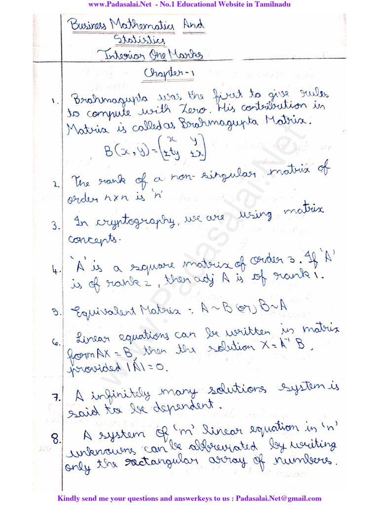 Revision materials | PDF