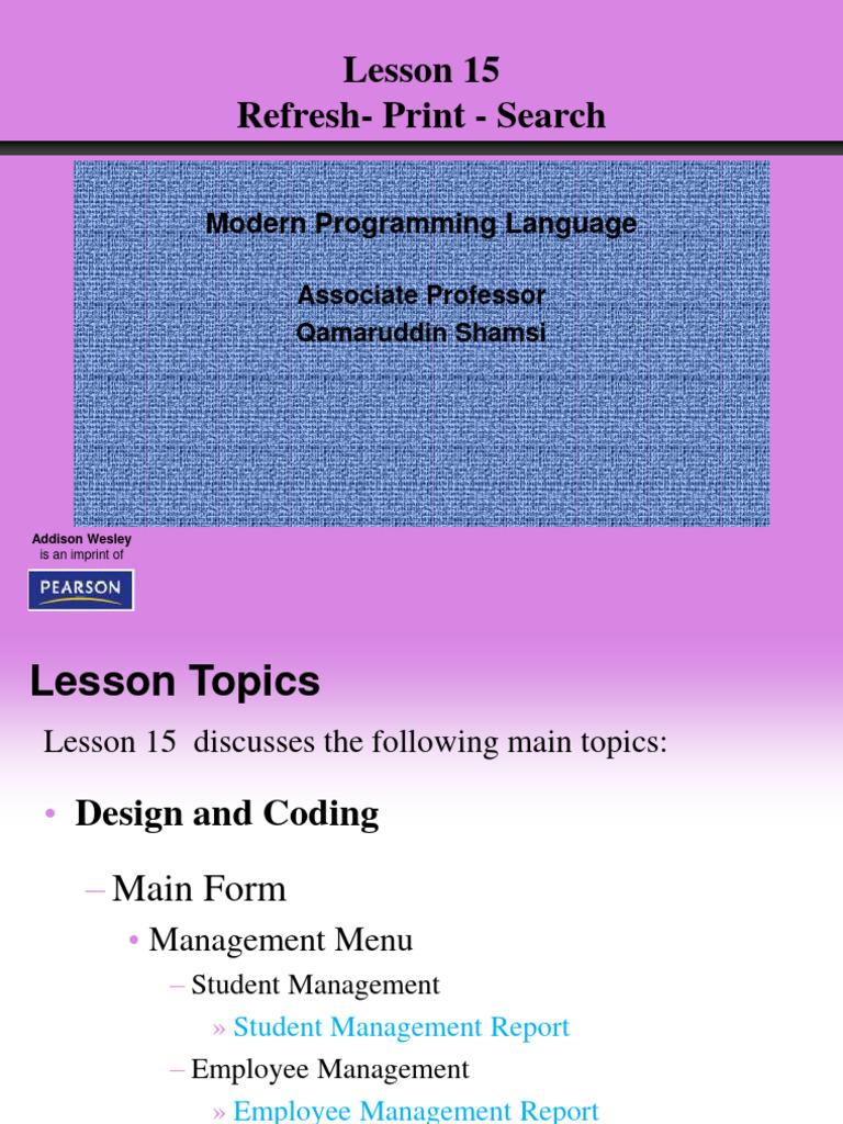 Lesson 15 | PDF