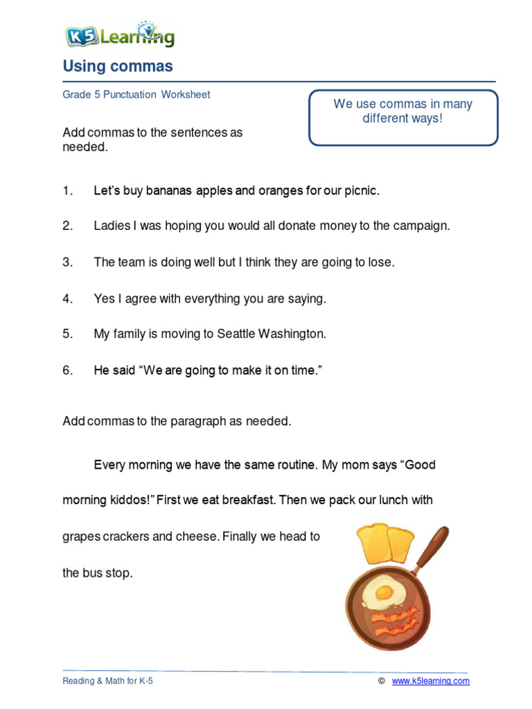 PUNCTUATION ACTIVITIES | PDF
