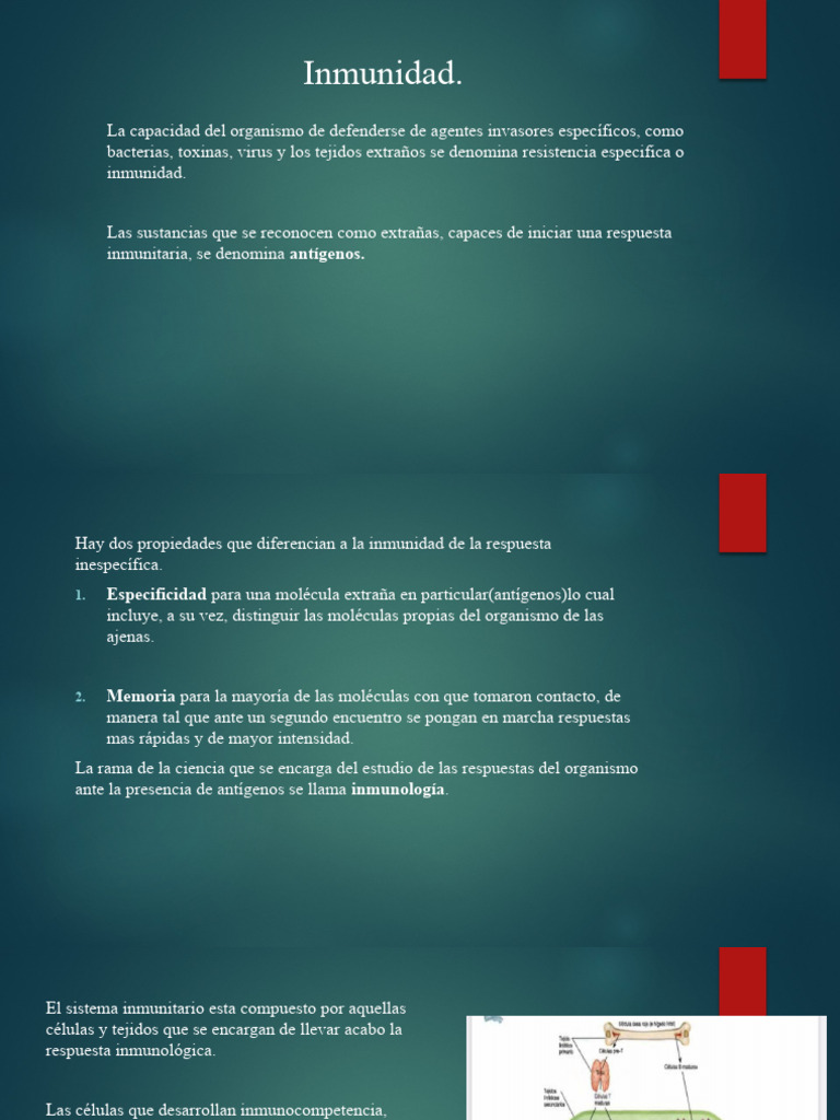 Inmunidad | PDF | Antígeno | Sistema inmune
