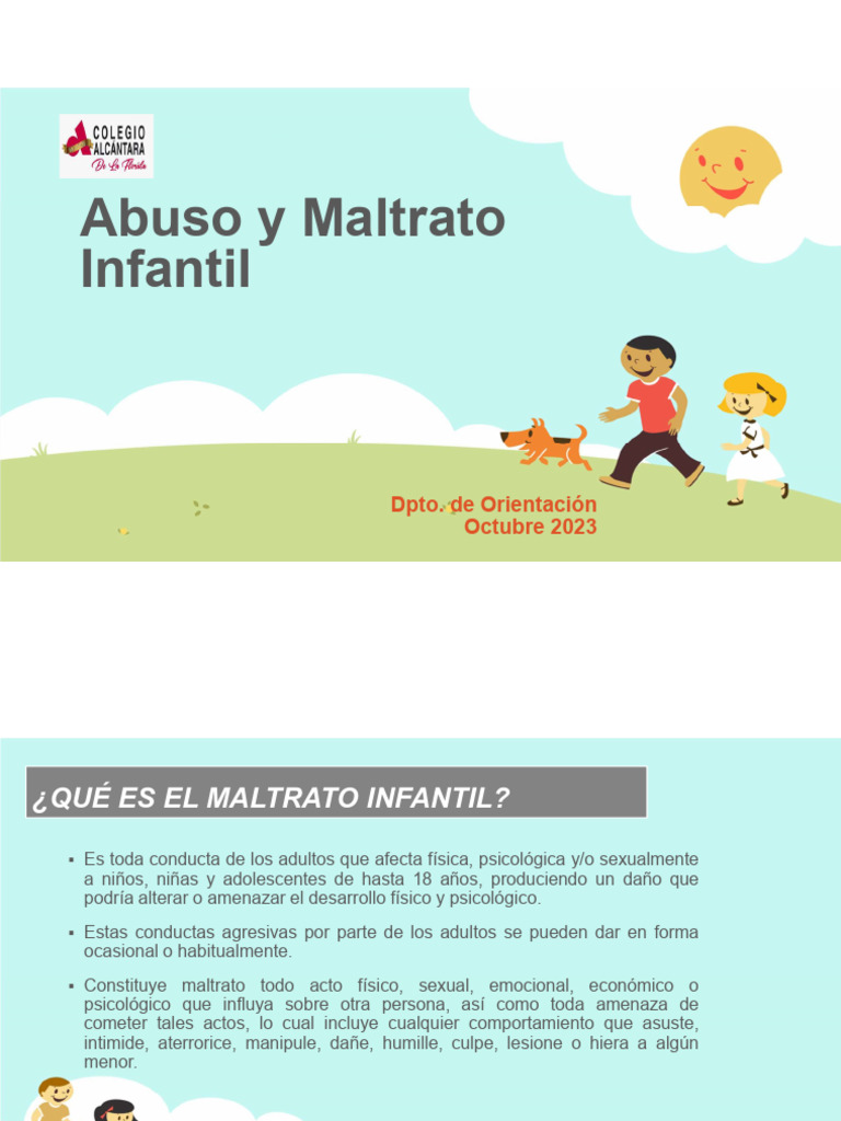 Abuso y Maltrato Infantil | PDF | Abuso infantil | Violencia