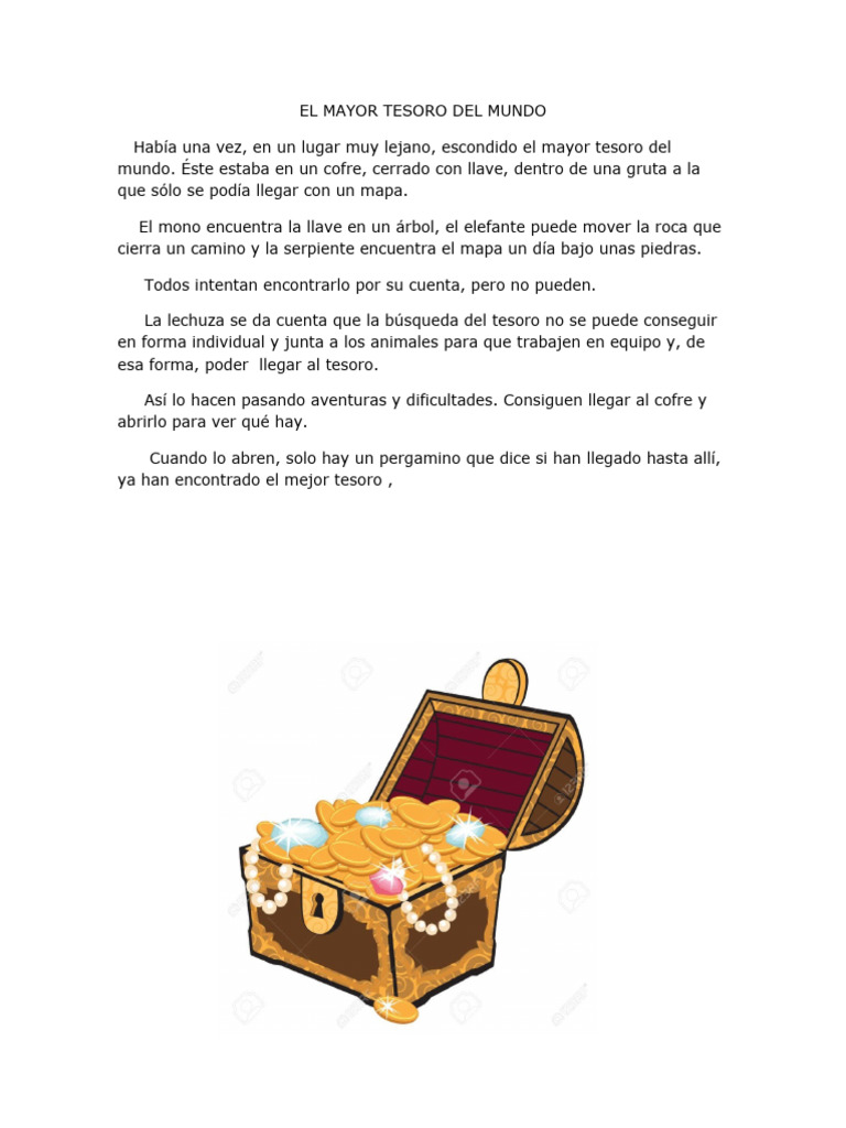 El Mayor Tesoro: Un Cuento de Amistad | PDF