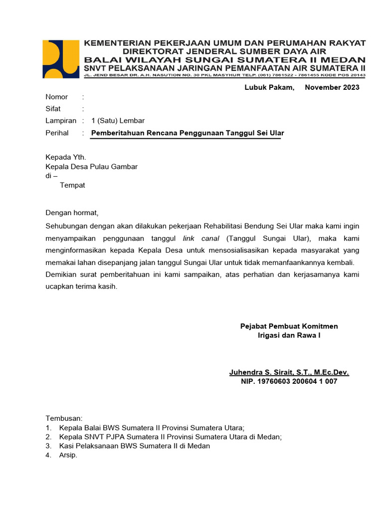 Kop Surat PU | PDF | Sains & Matematika