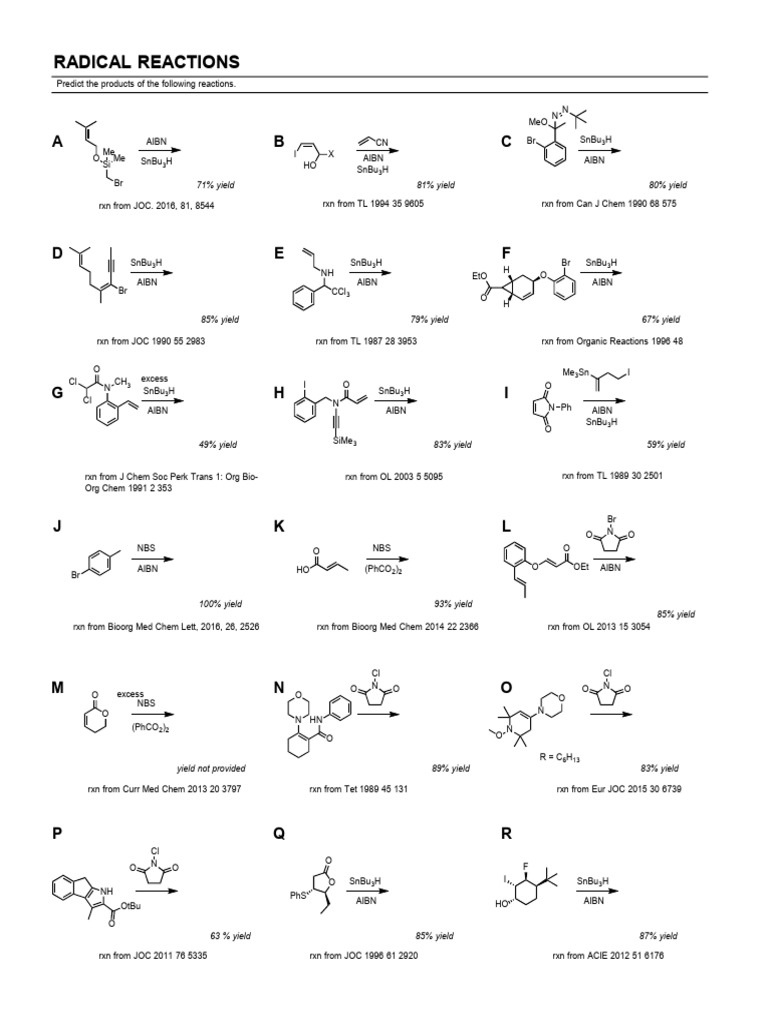 Radicals | PDF | Chemistry
