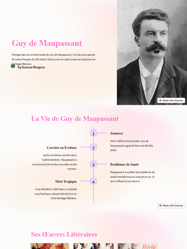 Guy de Maupassant | PDF | Guy de Maupassant | Réalisme (littérature)