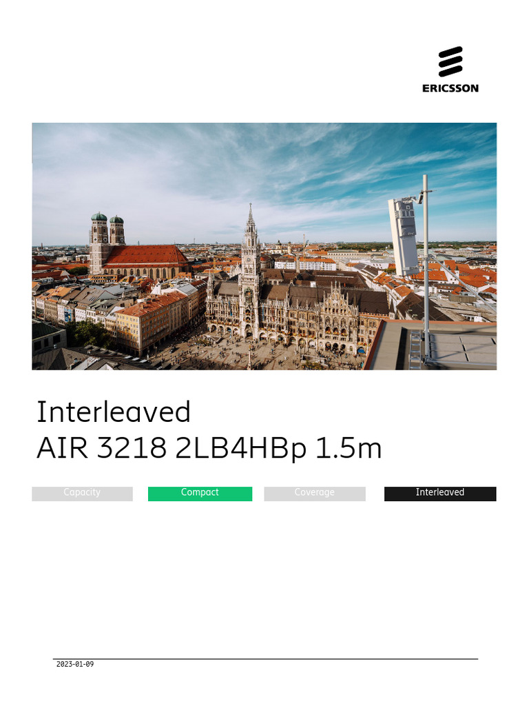 Ericsson AIR 3218 Datasheet Overview | PDF | Antenna (Radio) | Mimo